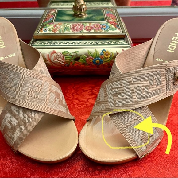 Fendi | Shoes | Authentic Fendi Wedges | Poshmark